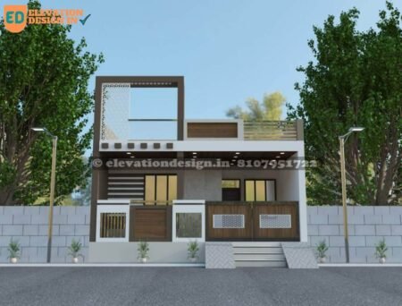 ground floor normal house front elevation designs - elevationdesign.in