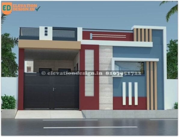 single floor low budget normal house front elevation designs ...